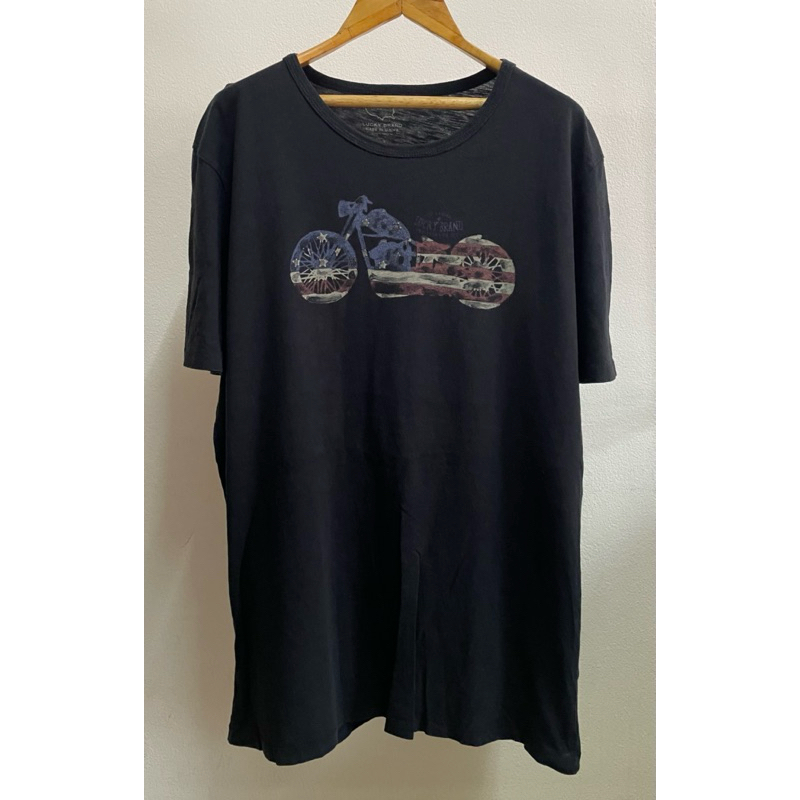 2nd Hand T-Shirt Lucky Brand made in Usa | Shopee Malaysia