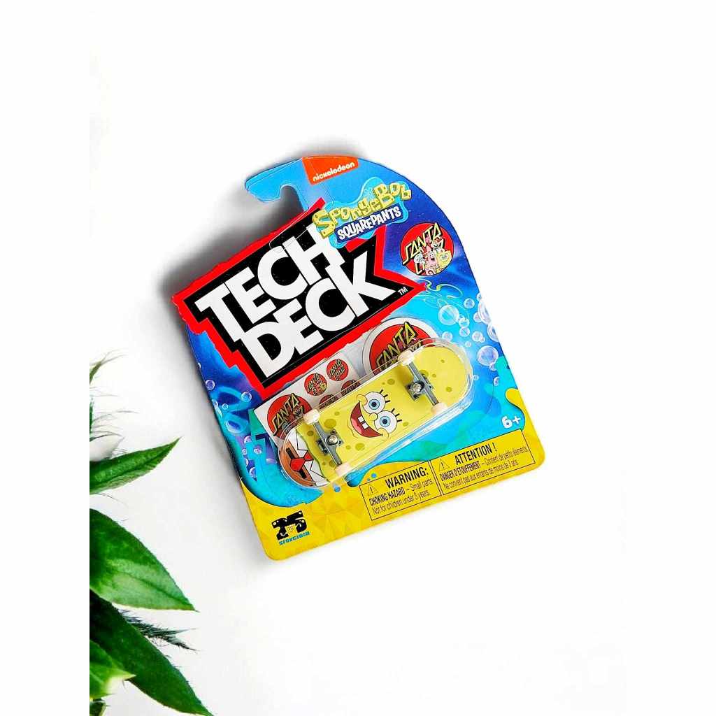 TECH Deck Fingerboard Santa Cruz x SpongeBob SquarePants C | Shopee ...