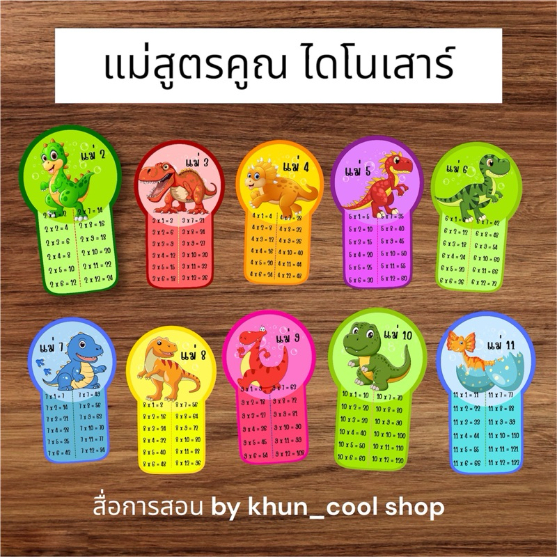 Dinosaur Multiplication Table Mother 2-12 (Wall Mounted) | Shopee Malaysia