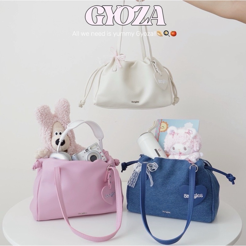 Gyoza Model Bag Size 10.5 Inches Full Of Short Straps Long Pleated Bags ...