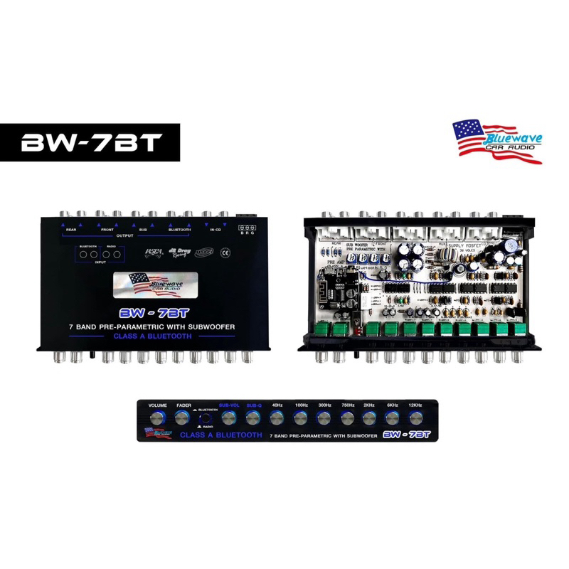 Bluewave 7 Flat Preamp BW-7BT Class A Bluetooth (Separate Independent ...