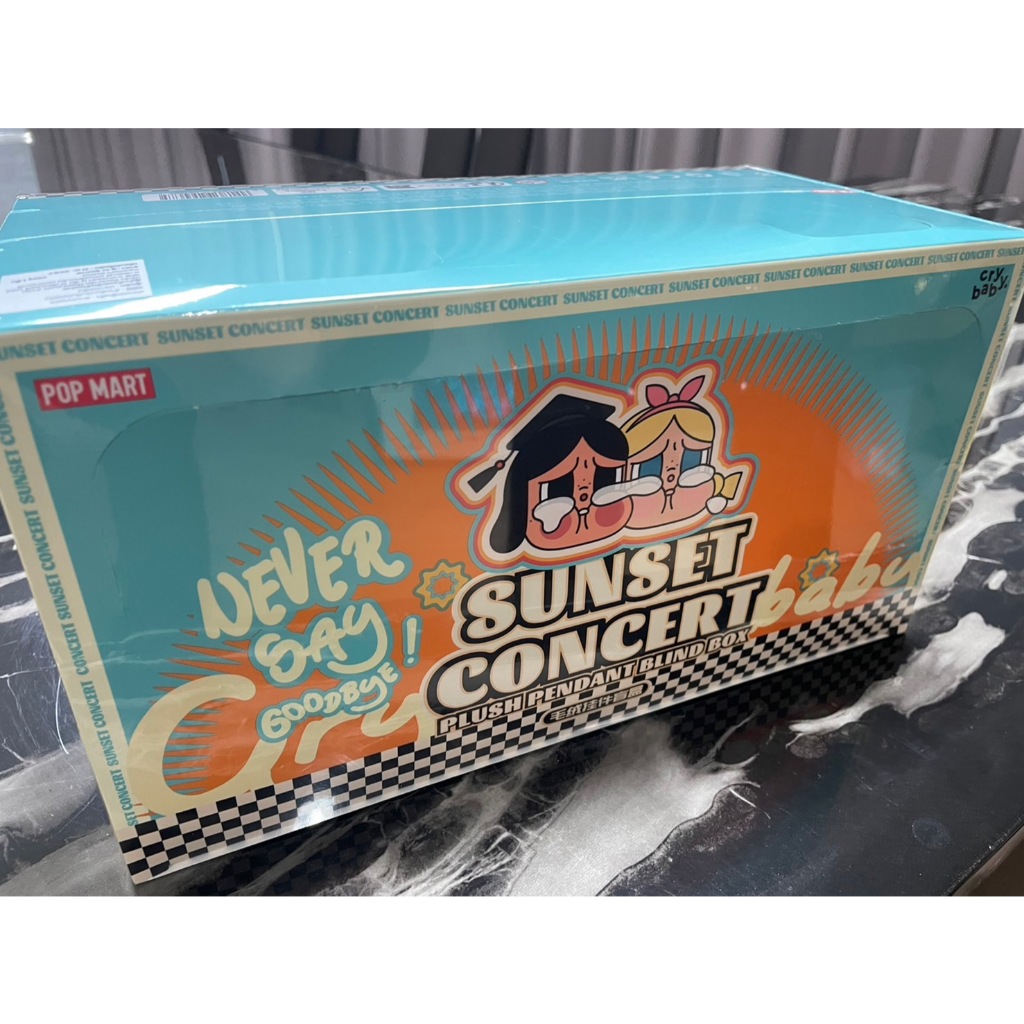 (New Unwrapped) Lifting Box CRYBABY Sunset Concert Series-Plush Pendant ...