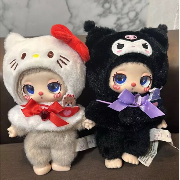 Lilla Lucky Cat Set Labubu V2 Little Layla Laila | Shopee Malaysia