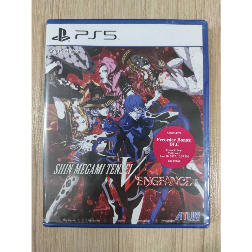1st Hand PS5 Shin Megami Tensei 5v Vengeance (Z3/Asia) Eng's New In Seal | Shopee Malaysia