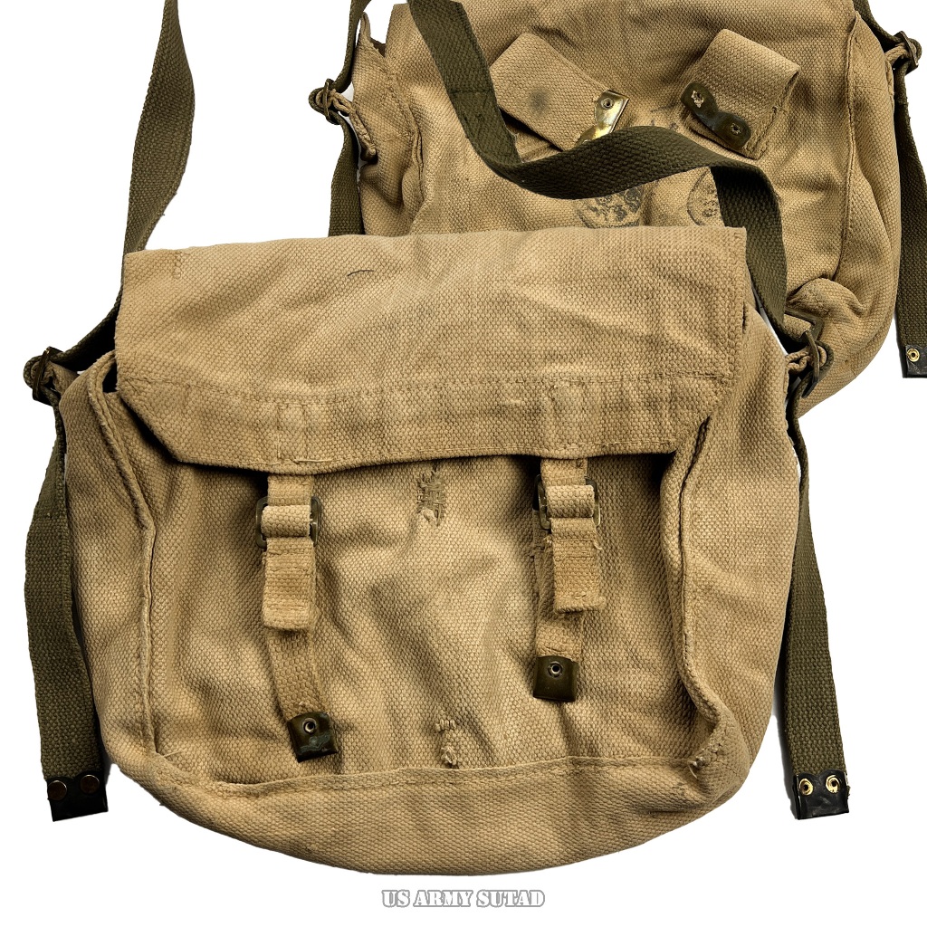 RARE 70 WWII US Army MILITARY Heavy Canvas SOLIDIER Old Work Fabric Has ...