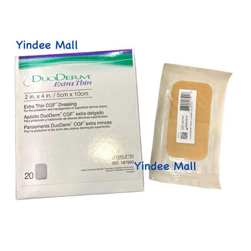 Duoderm Extra Thin 2x4(5 cm X 10 cm) Artificial Leather Wound Patch For ...