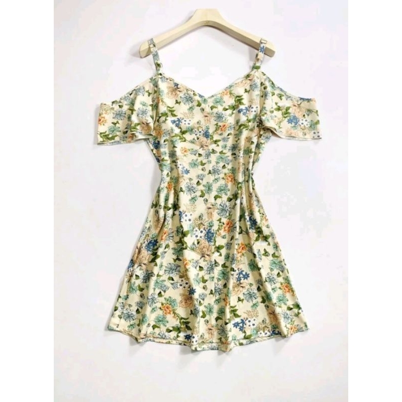 shein plus size Dress Open Shoulder Floral Pattern 0xl Details Below ...