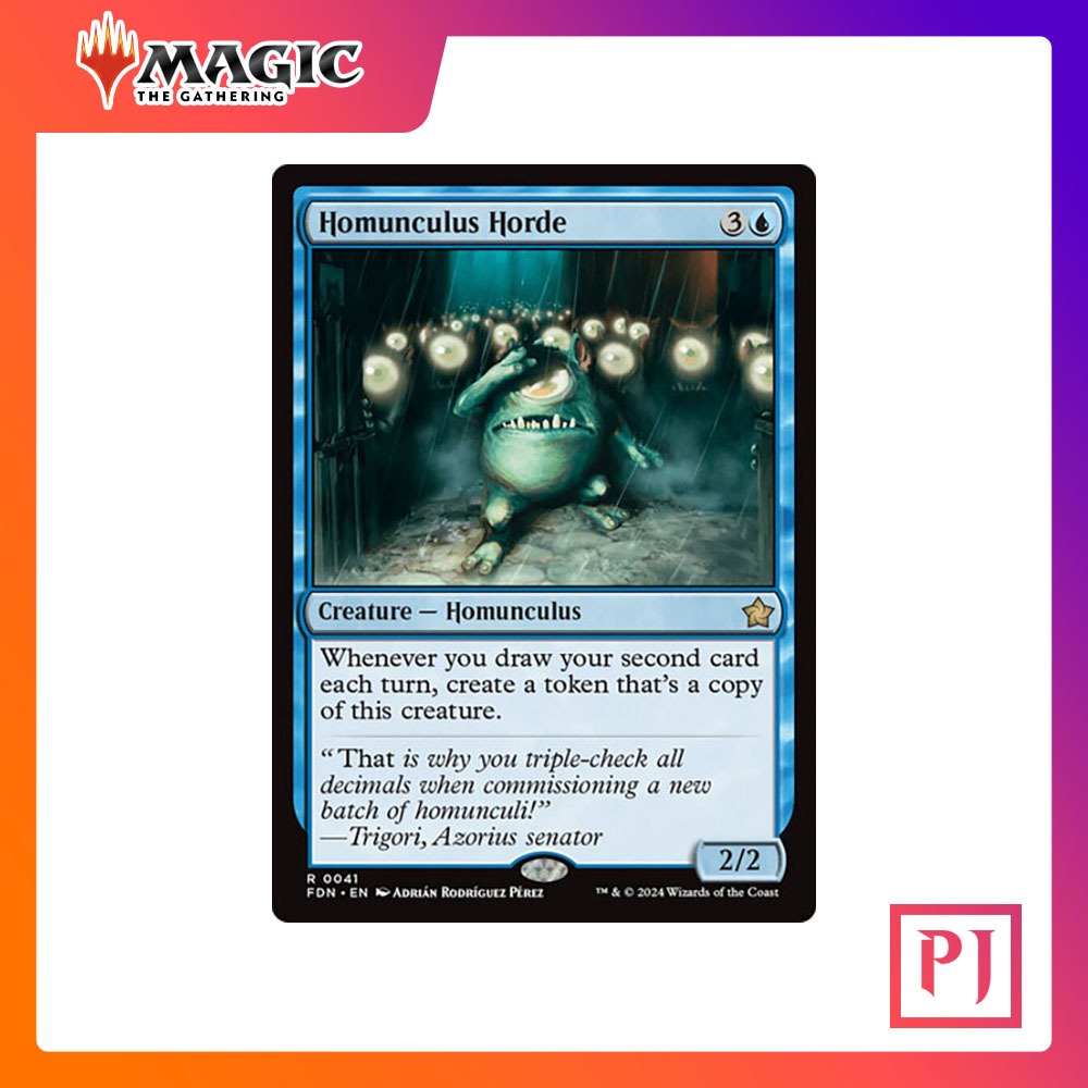 [MTG] Homunculus Horde [FDN] [BLUE] [RARE] [NORMAL] [ENG] (Magic Card ...