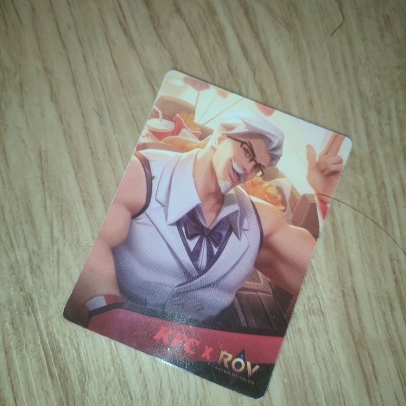 [LIMITED I Can't Find] Card Rov x KFC Omar From Fried Chicken Set ...
