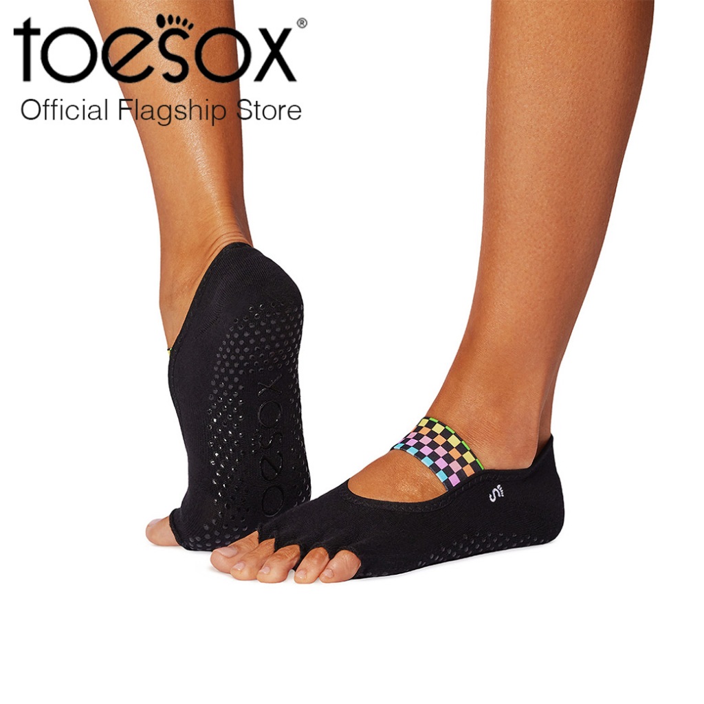 (New Spring 2025) ToeSox Grip Half Toe Mia Flash Anti-Slip Split Socks ...