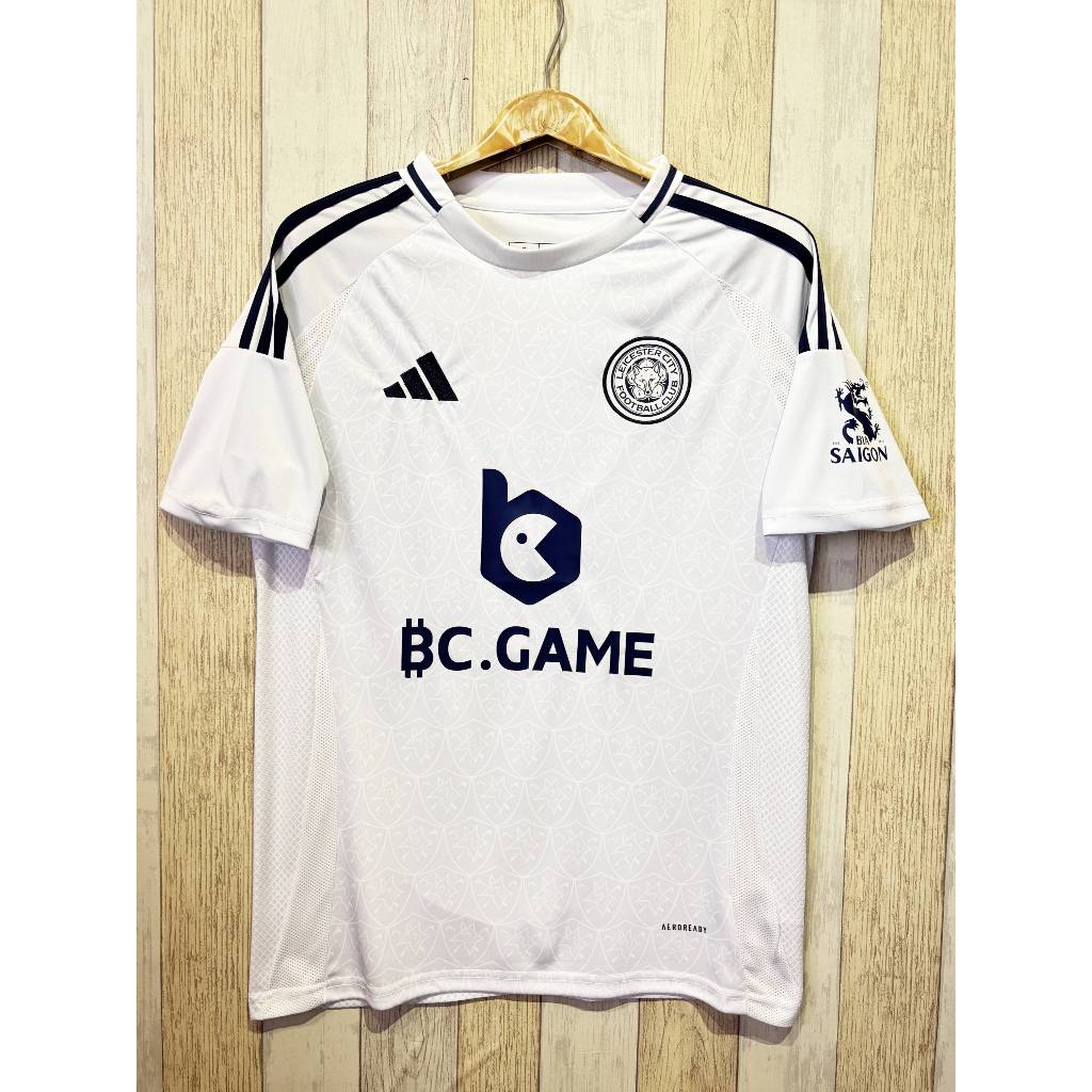 New White Lester Team Football Jersey 2024/25 Fans Grade 3a | Shopee ...