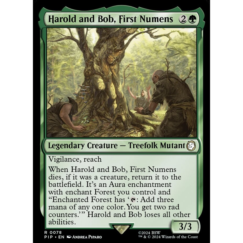 Harold and Bob First Numen PIP Fallout Magic the Gathering Card [MTG ...