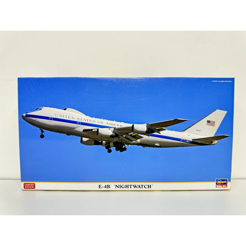 E-4B Passenger Plane'nightwatch' Scale 1:200 Hasegawa Brand Self ...