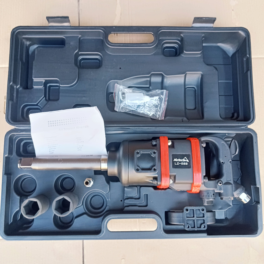 1-Inch Air Block Heavy-Duty Model With Free Ball Complete With 3 500n.m ...