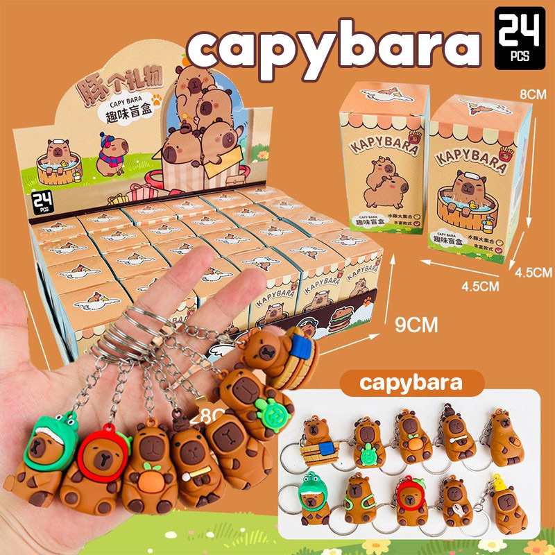 Capybara Keychain Kabibara(1pcs/Box) | Shopee Malaysia