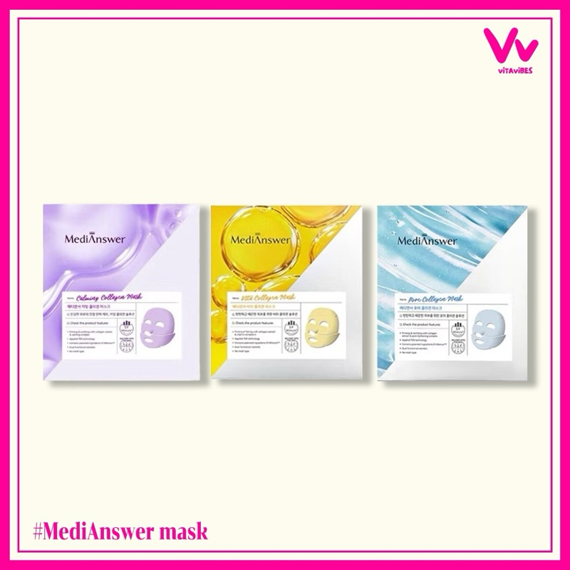MediAnswer Collagen Mask | Shopee Malaysia