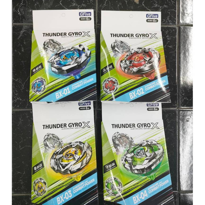 Beyblade X Thunder Gyro X Gyeoscope Serie X With Play Equipment *** | Shopee Malaysia
