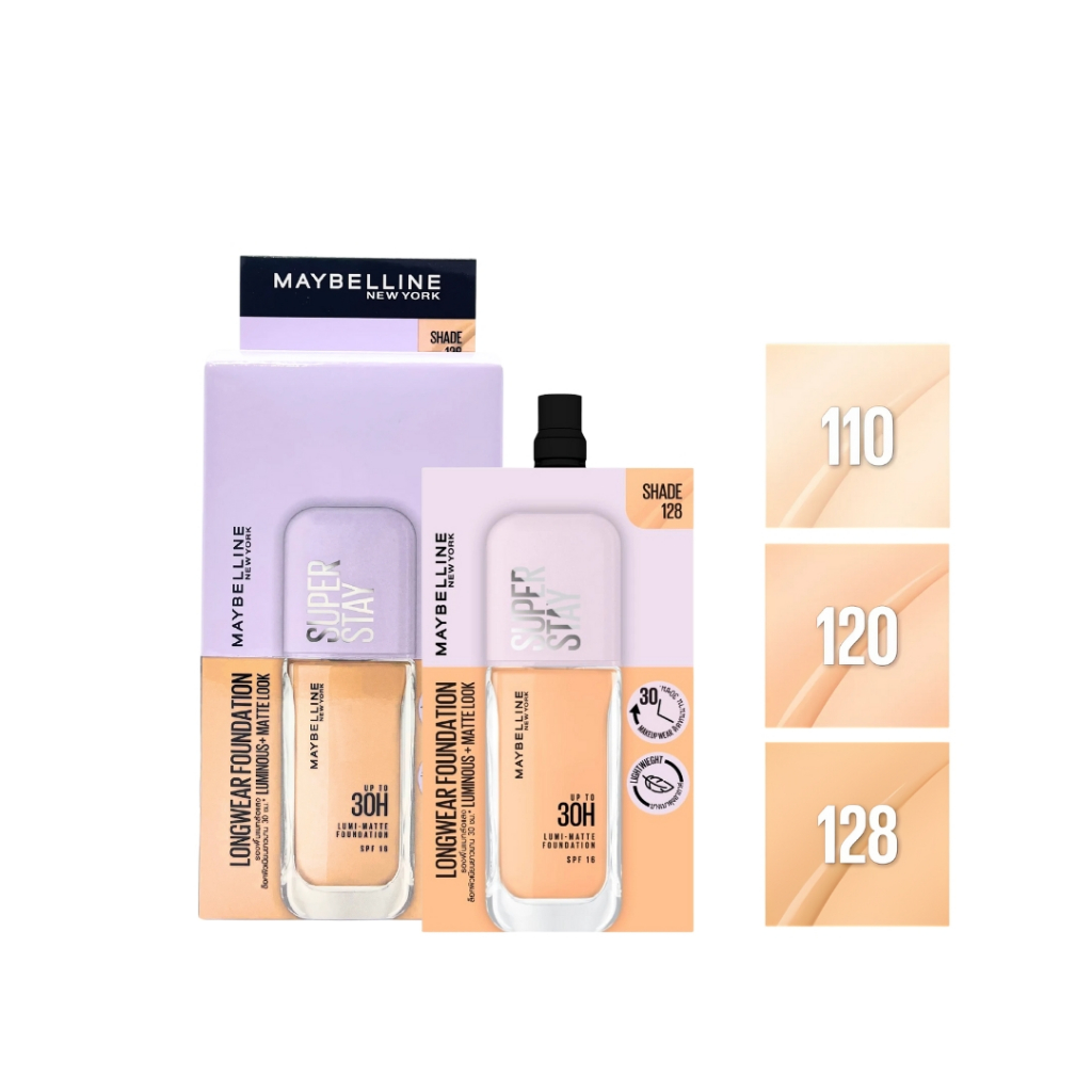 Maybelline [Box/6 Sachets] Superstay Lumi-Matte Foundation | Shopee ...
