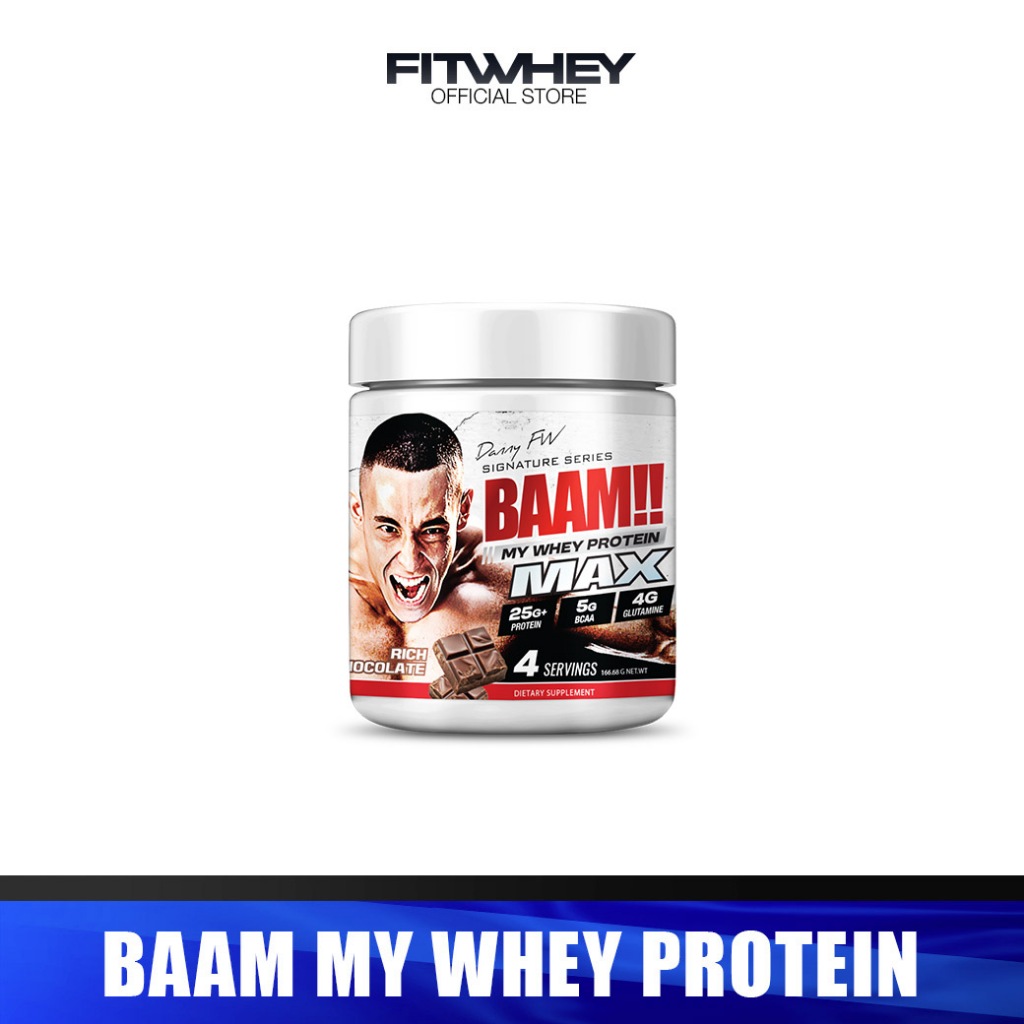 BAAM MY WHEY MAX 4 Servings PROTEIN Increase Muscle Reduce Fat | Shopee ...