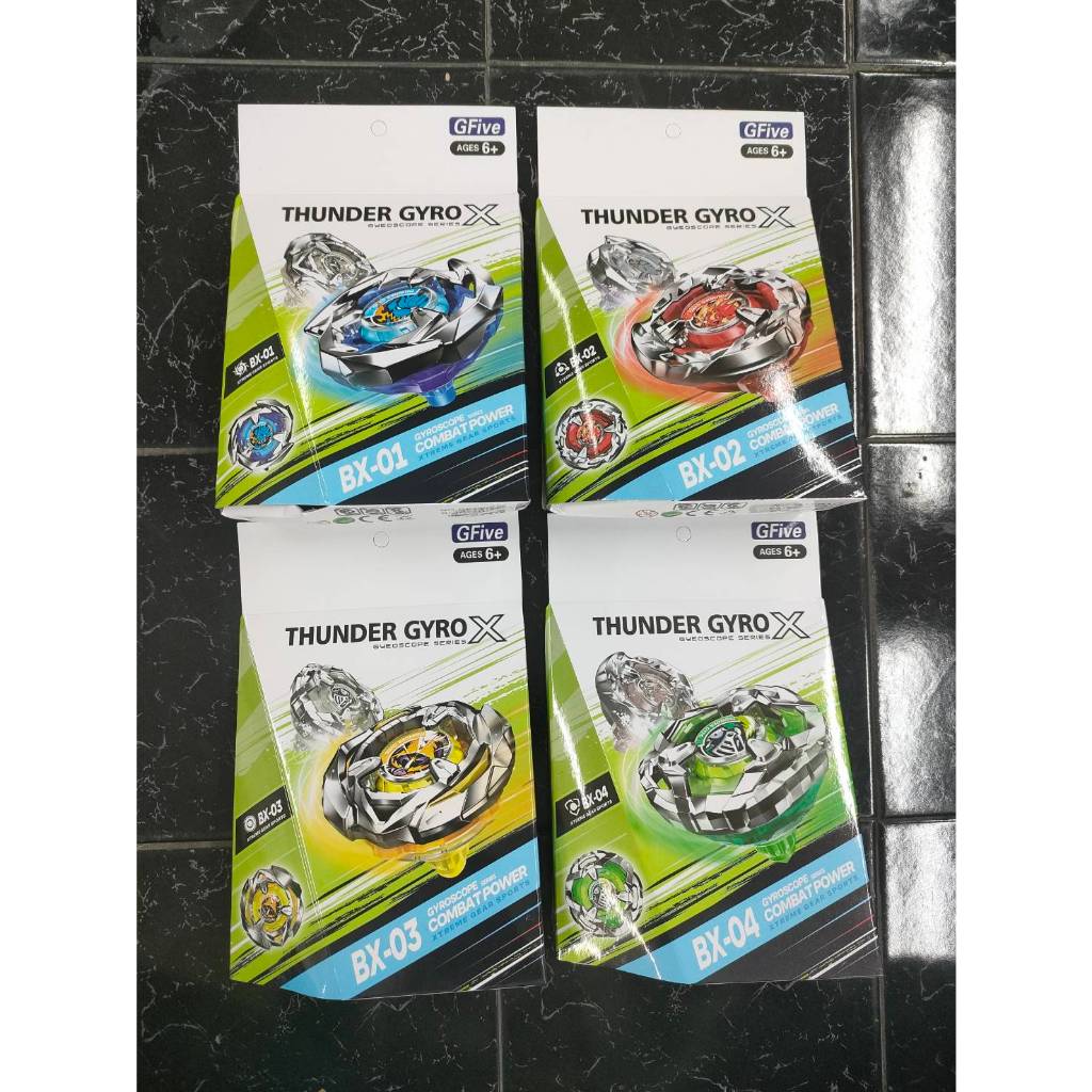 Beyblade X Thunder Gyro X Gyeoscope Serie X With Play Equipment *** | Shopee Malaysia