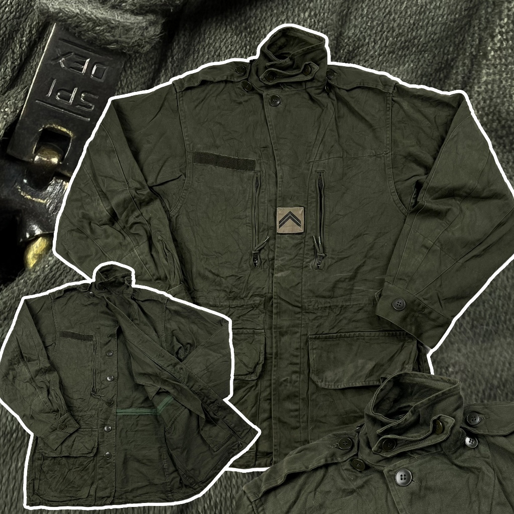 Hiking Jacket VINTAGE 60s SCECAM PARIS French Army M64 Military Real ...