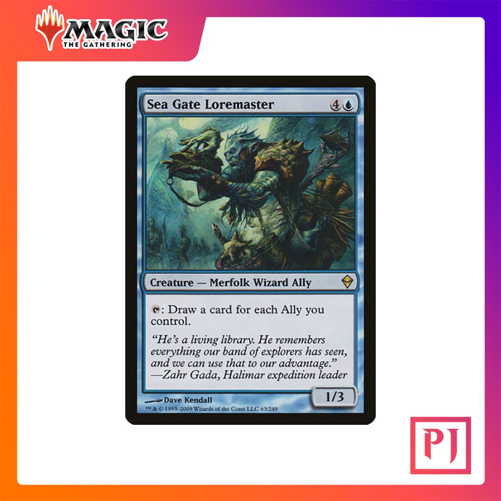 [MTG] Sea Gate Loremaster [ZEN] [BLUE] [RARE] [NORMAL] [ENG] (Magic ...