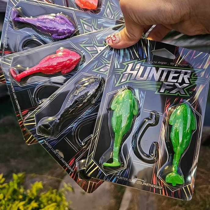 Fake Lure Rubber Bait Hunter FX Water Skin | Shopee Malaysia