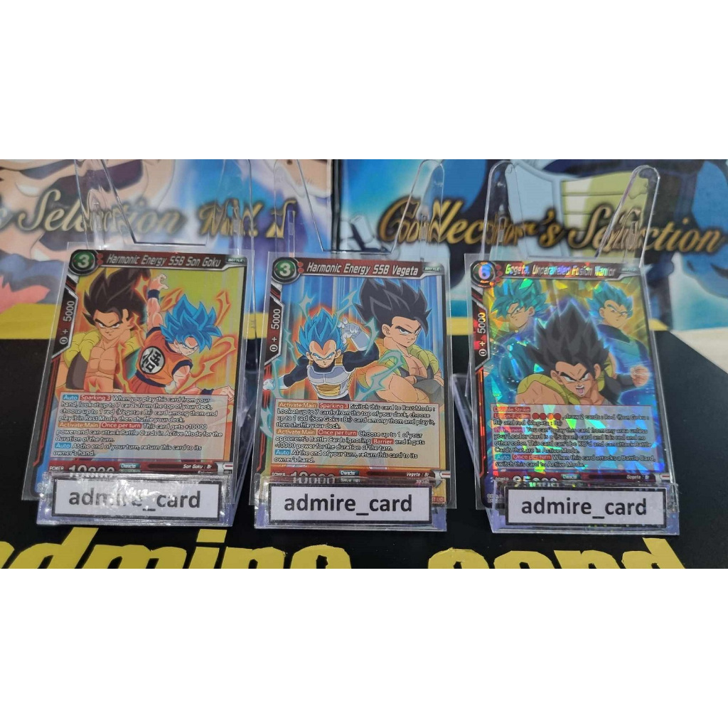 DBS SS4 Harmonic Energy SSB Son Goku + Vegeta +Gogeta Unparalleled ...