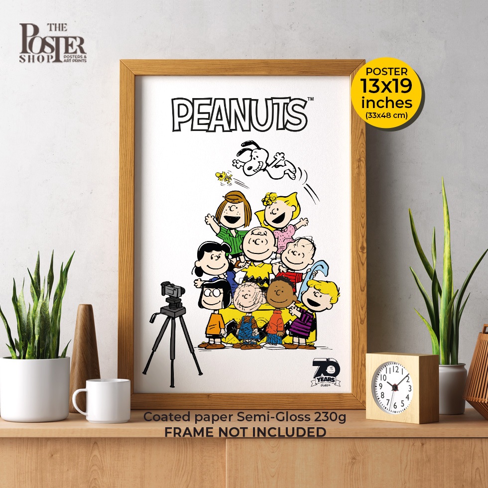 Snoopy Charlie Brown The Peanuts Poster Set 2 Size 33x48 cm. | Shopee ...