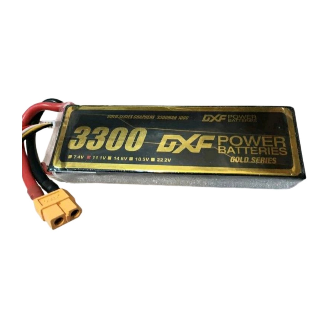 DXF 3300MAH 11.1V(3S)/14.8V(4S)/22.2V(6S) 100C Gold Series Car Rc Boat ...