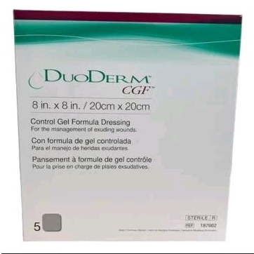 DuoDerm CGF Thick Type Bedsore Patch 20x20 Cm. Expiry 2028 Per 1sheet ...