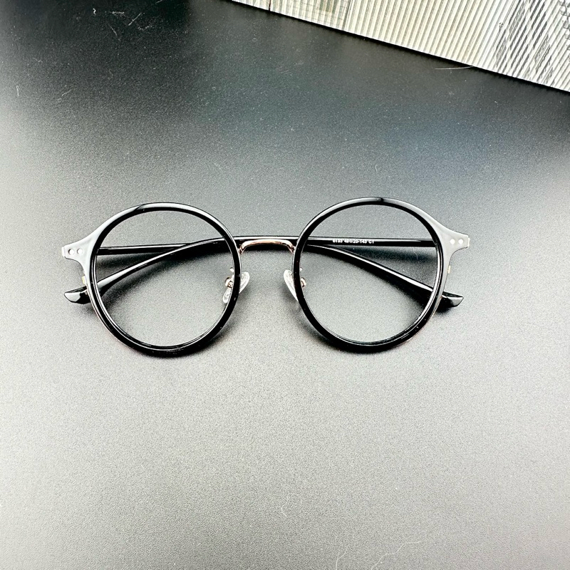 Vintage Round Frame Model 6133 Can Cut All Eye Lens (Cutting Glasses ...