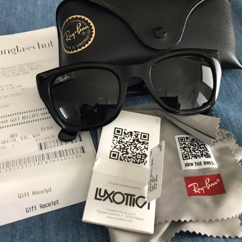 Used Ray-Ban RB4178 For Ladies Black 52mm | Shopee Malaysia