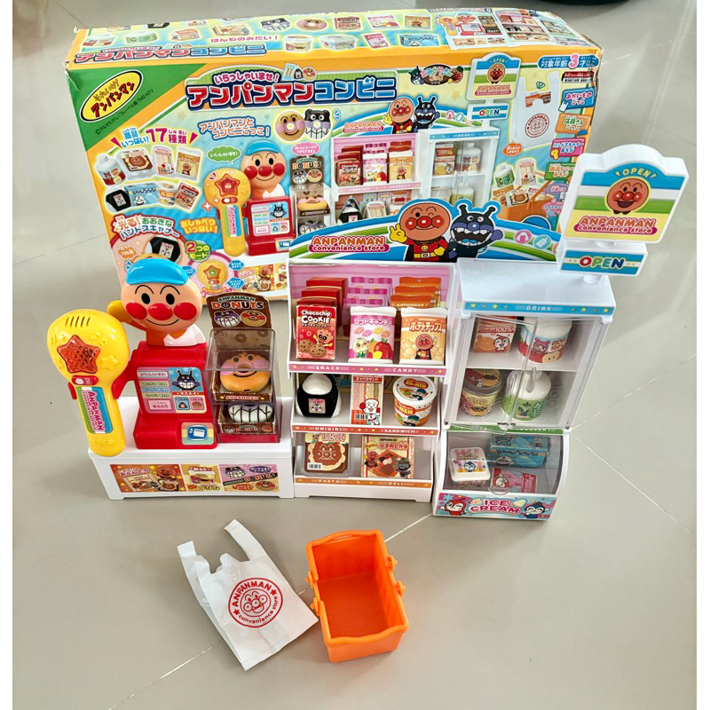 Toy Set supermarket Store Convenience Anpanman's With Sound And Light ...