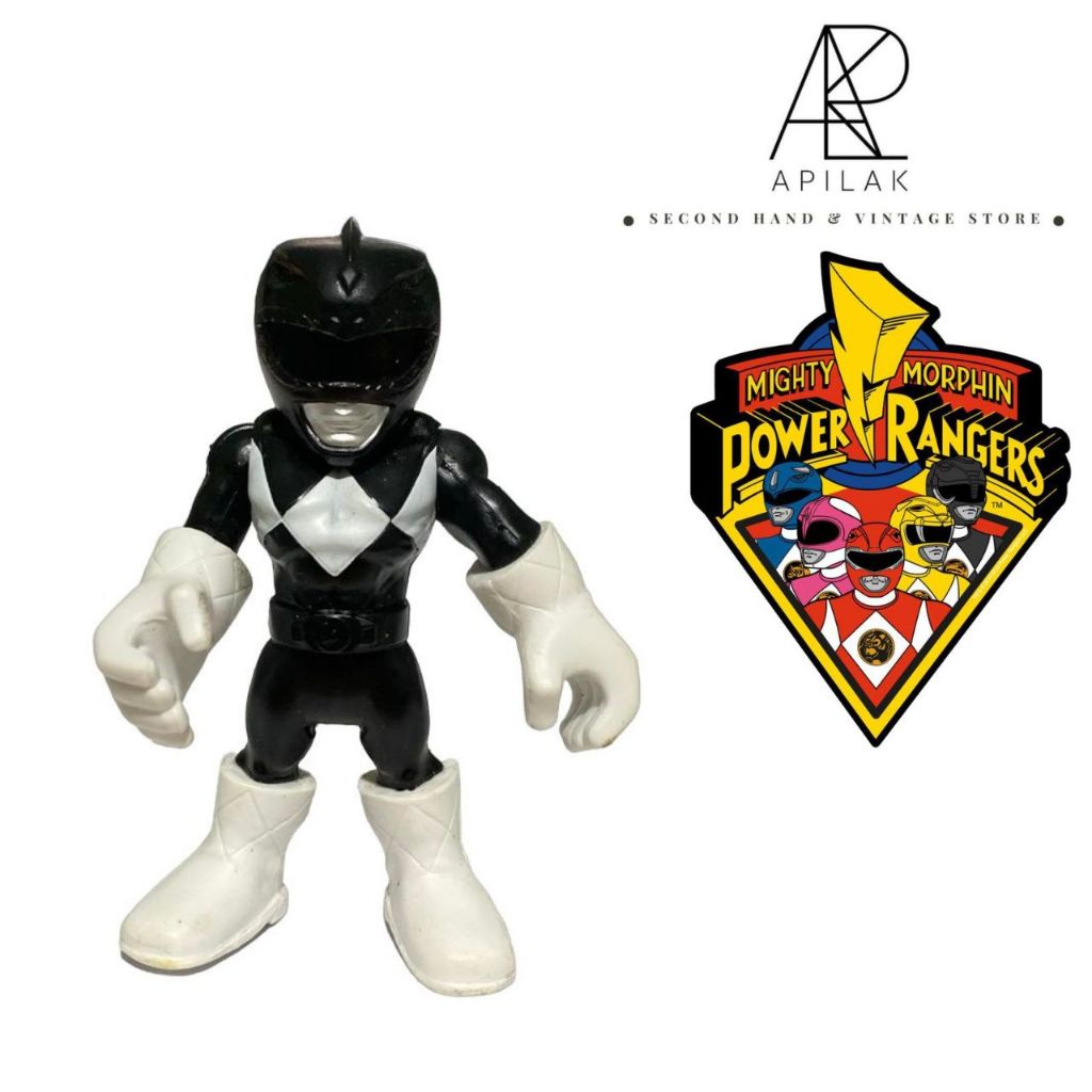 Playskool Heroes Mega Mighties Power Rangers Black Ranger 3-inch Figure ...