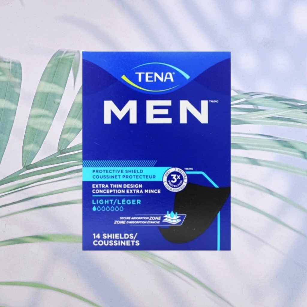 (Tena) Men Protective Shield For Light 14 Pcs Sanitary Pads | Shopee ...