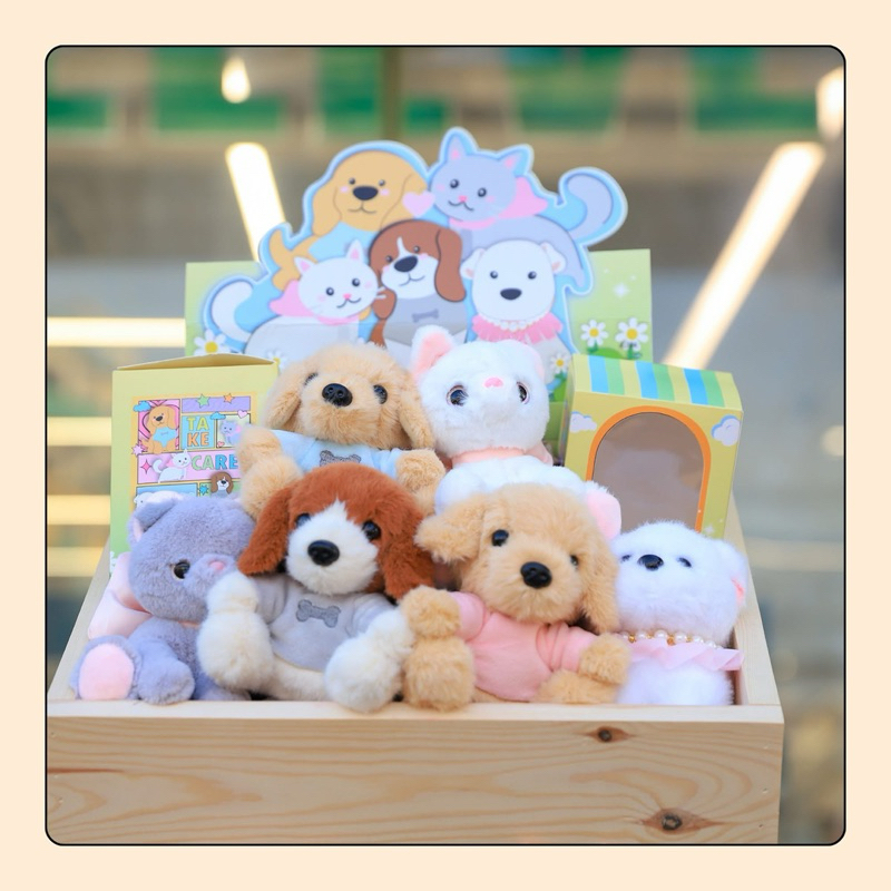 7-11 Keychain Cute Pet Doll Dog Cat 7-Eleven Arttoy 2024 | Shopee Malaysia