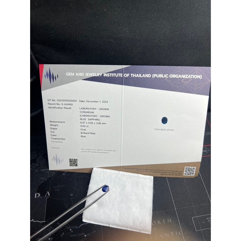 Lab created Blue Sapphire certified Gemstones Man made | Shopee Malaysia