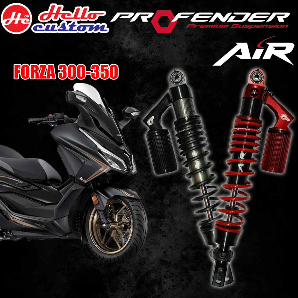 Profender Rear Shock Model AIR Forza 300 350 2018-2025 Grade 2 Point ...