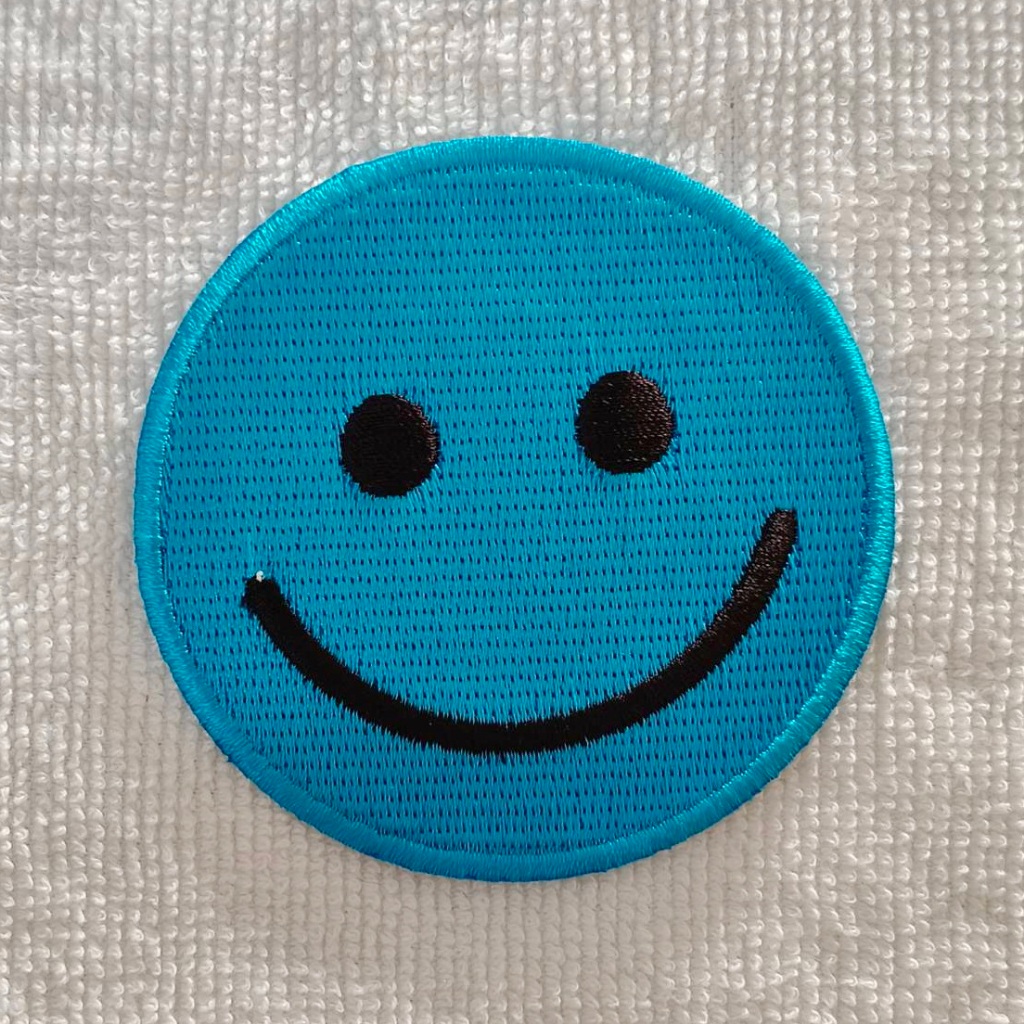 Arm Iron On Shirt Smiley Face emoji Smile Patch heart Clothing ...