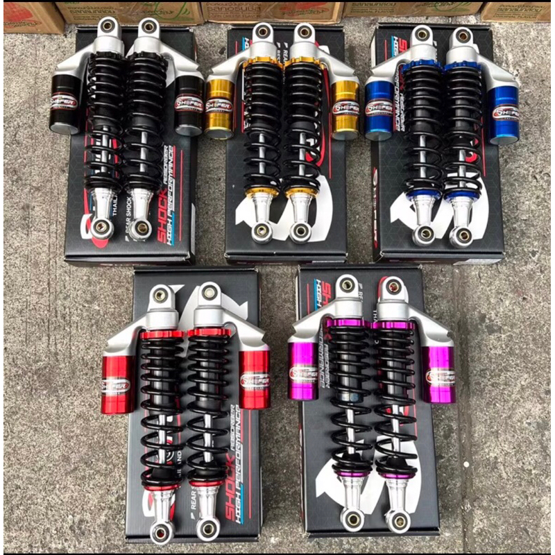 Rear Shock Shafer Thailand Height 320 Mm Thai Work Put Wave 100/110i ...