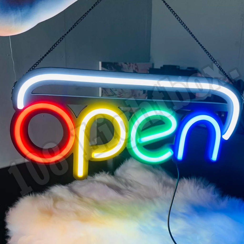 led Open close Sign Open-close Next To The Store Ready-Made Signs Save Energy | Shopee Malaysia
