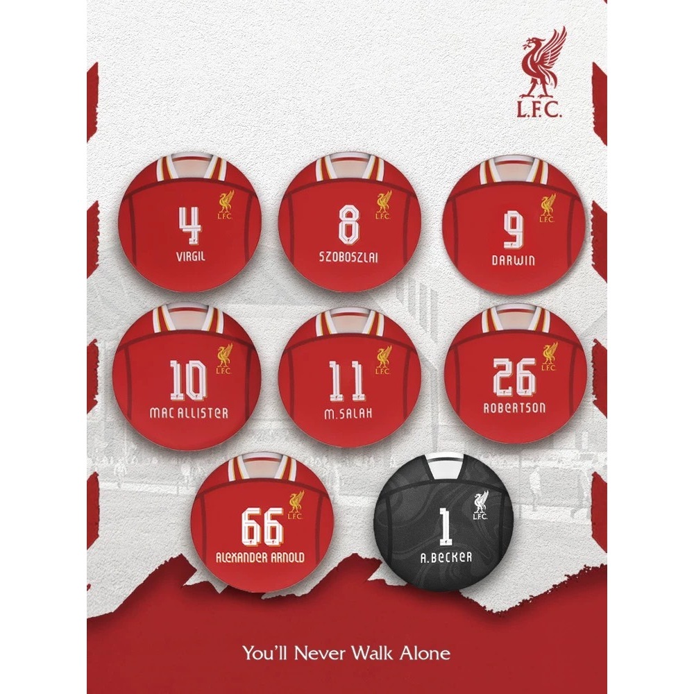 LFC Official Licensed Product (LFC Product) Home Kit Jersey Figure 2024 ...