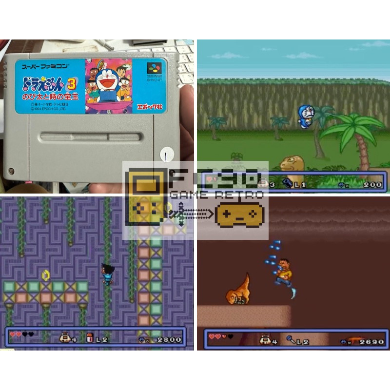 Doraemon 3 Game Cartridge: Nobita to Toki no Hougyoku: Jewel of Time ...