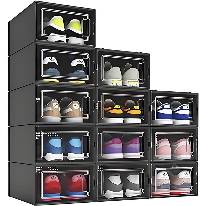Shoe Box Storage Open Front Cover Available In 2 Sizes. | Shopee Malaysia
