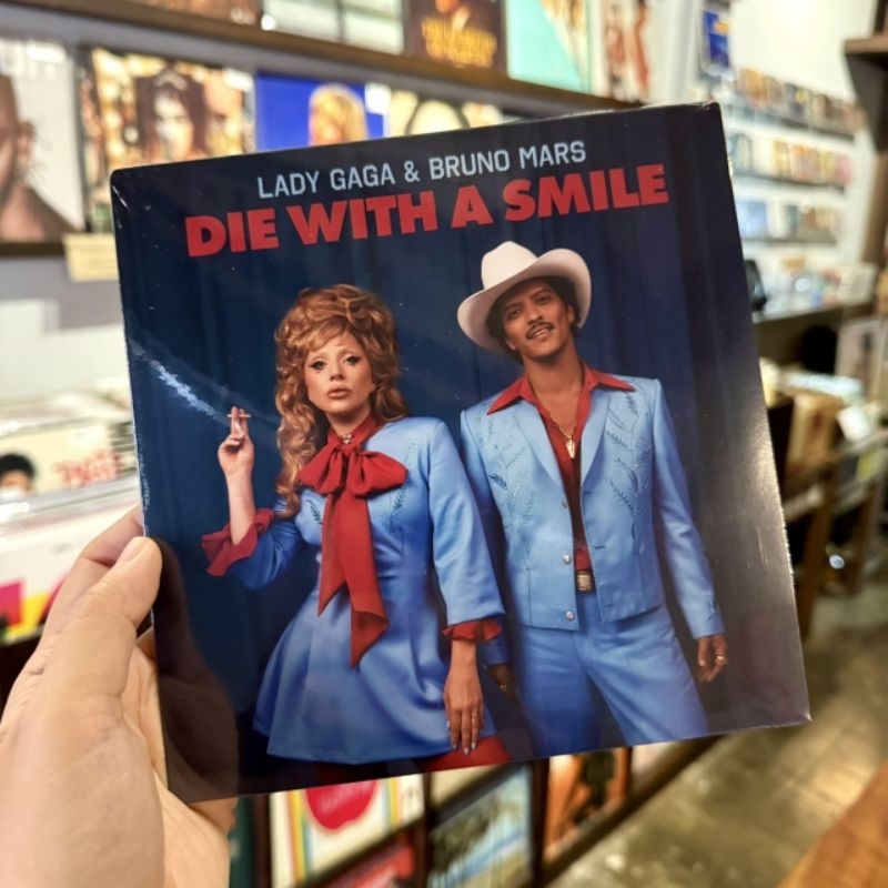 Vinyl Record Lady Gaga & Bruno Mars-Die With A Smile 7" Inch Disc (NEW ...