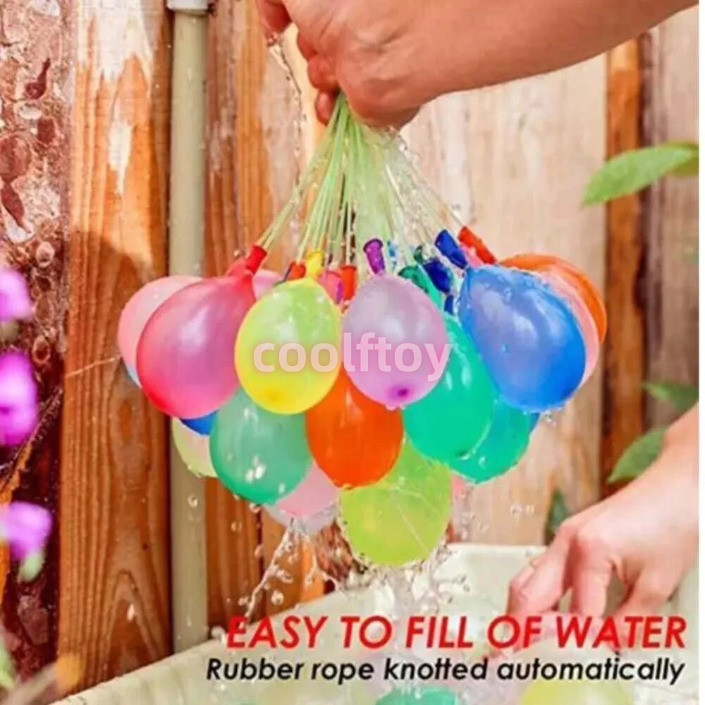 3 Bouquet Of Water 111 Balls Assorted Colors Balloons Come With Tap ...