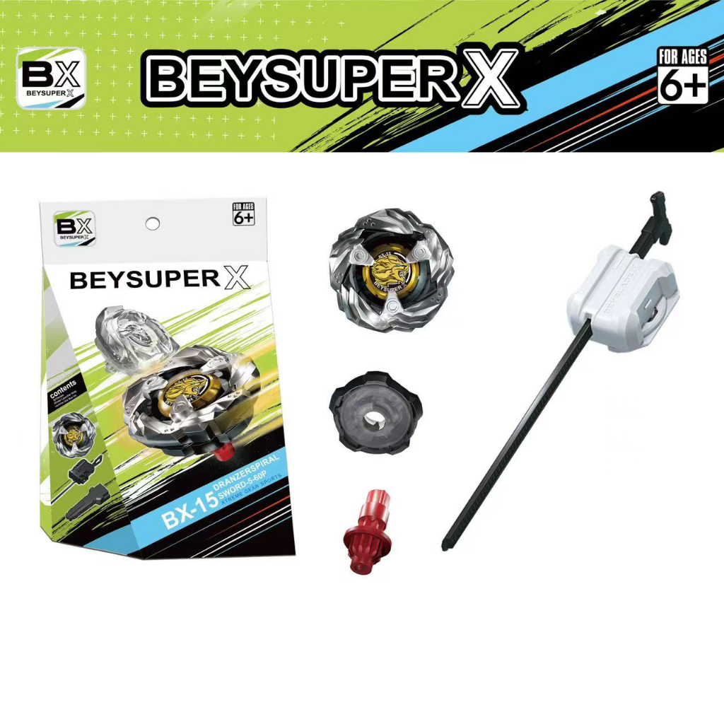 BEYSUPER X Beyblade X Spinning Top Complete Set Fighting Toy Metal Kids ...