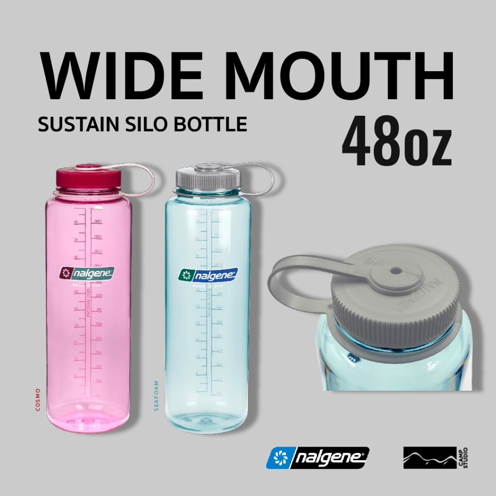Nalgene 48oz Wide Mouth Sustain Silo Bottle | Shopee Malaysia