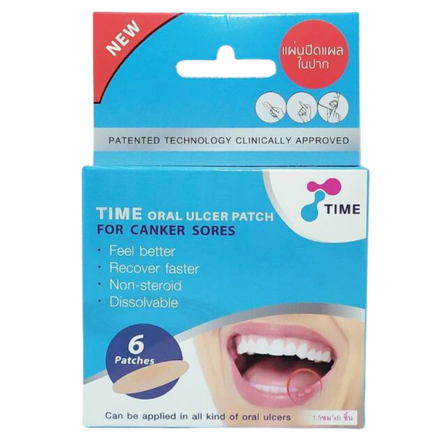 TIME ORAL ULCER PATCH 1X6'S | Shopee Malaysia